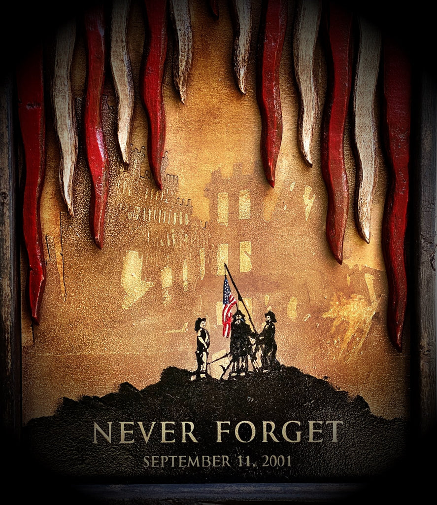 9/11 Ground Zero Memorial Flag - Never Forget – American Flag Signs