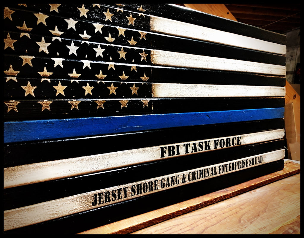 Customized Law Enforcement Flag – American Flag Signs