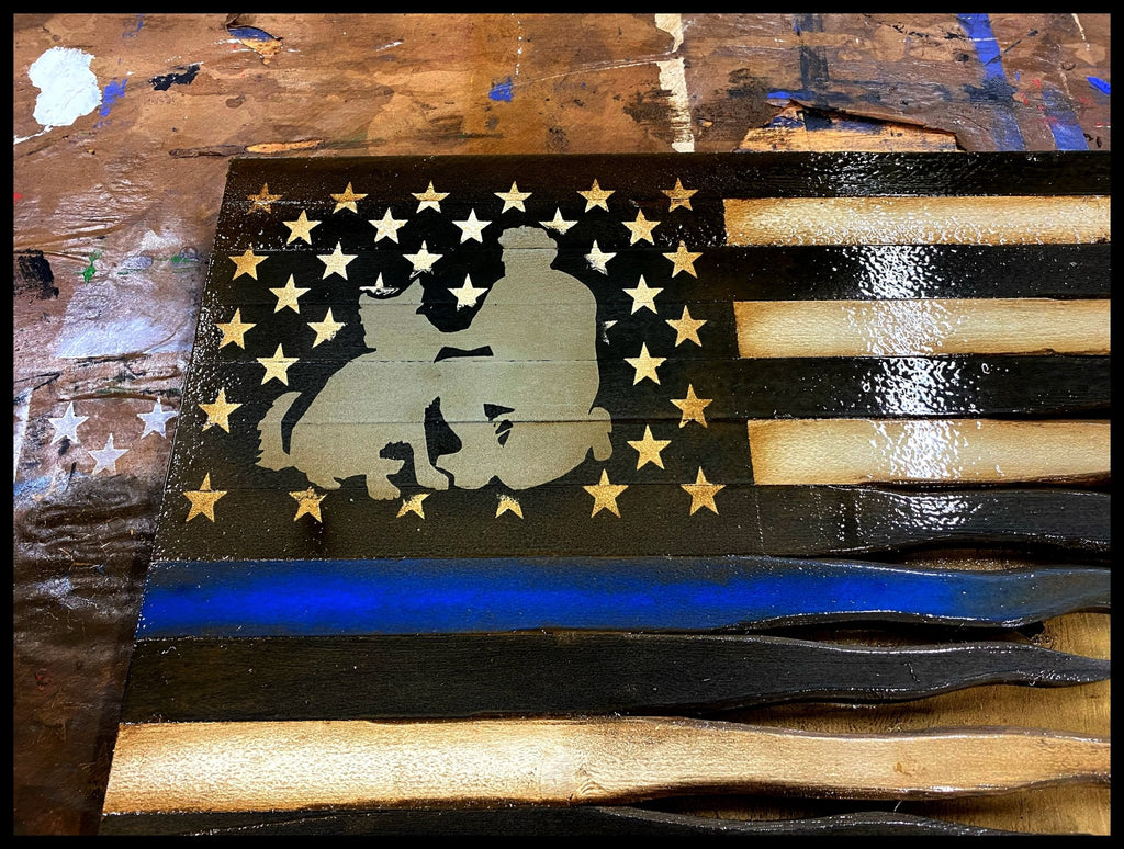 Customized Law Enforcement Flag – American Flag Signs