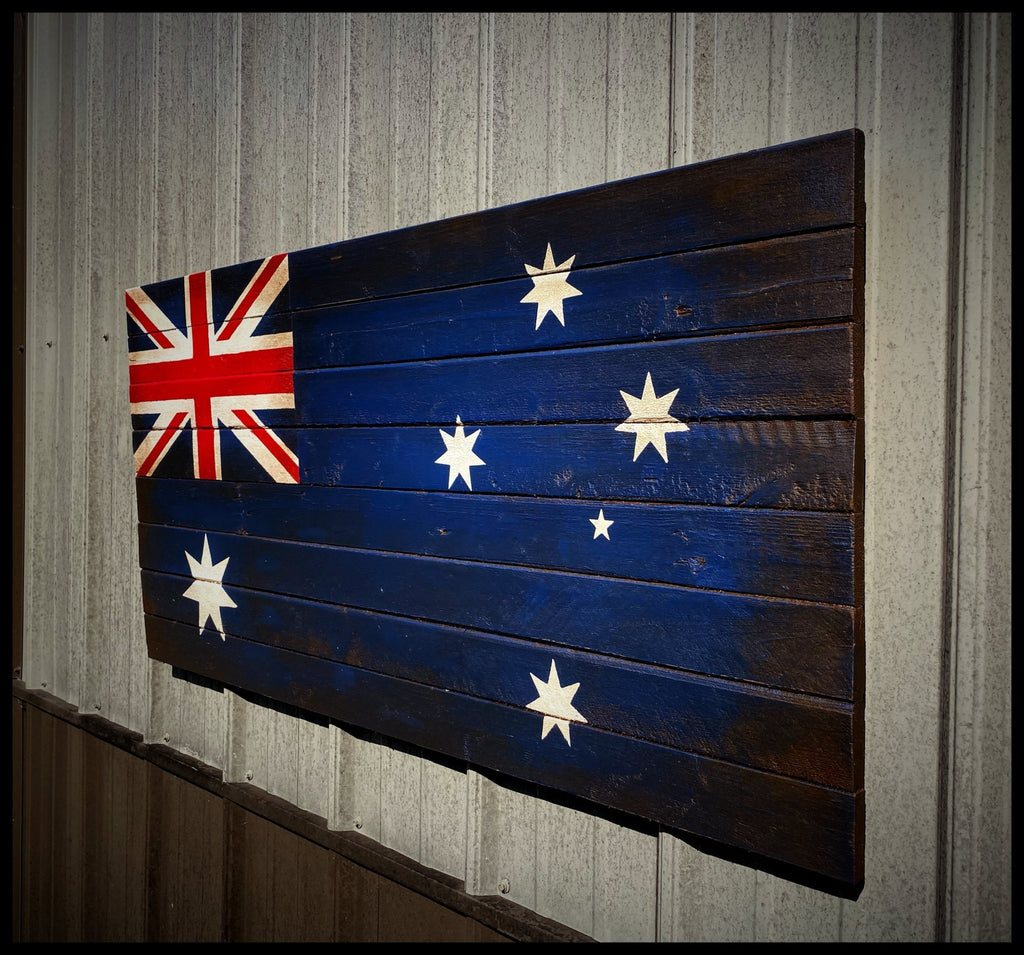 Oversized Australian Flag - Giant Wood Flag – American Flag Signs