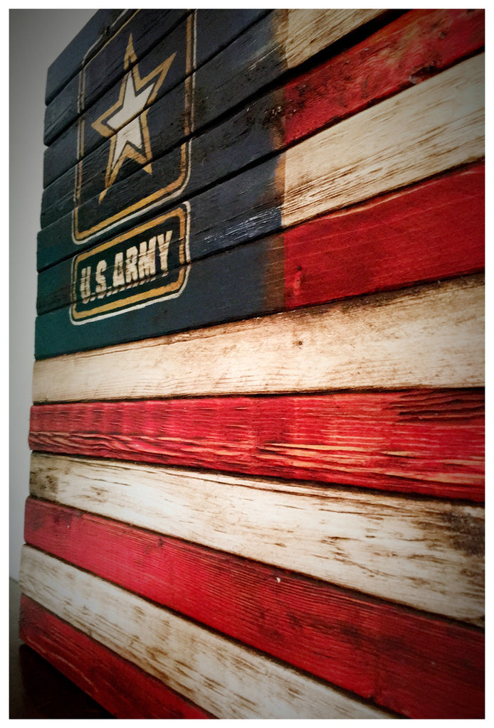 Rustic United States Army Flag – American Flag Signs